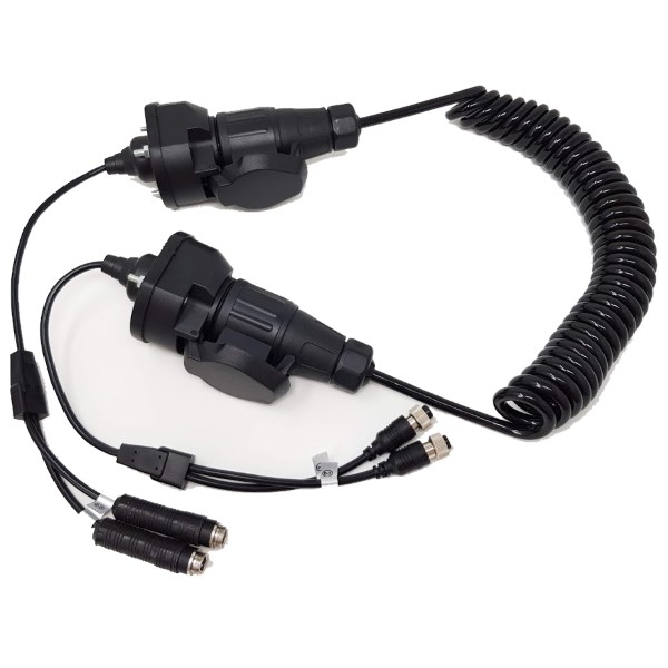 Heavy duty 2 way trailer link 13-Pin Euro Socket - Reversing Cameras UK