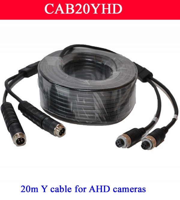 20m Y cable for use with our AHD range of reversing cameras - Reversing ...