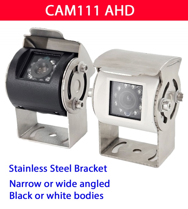1080P AHD Bracket reversing camera with polished stainless steel ...