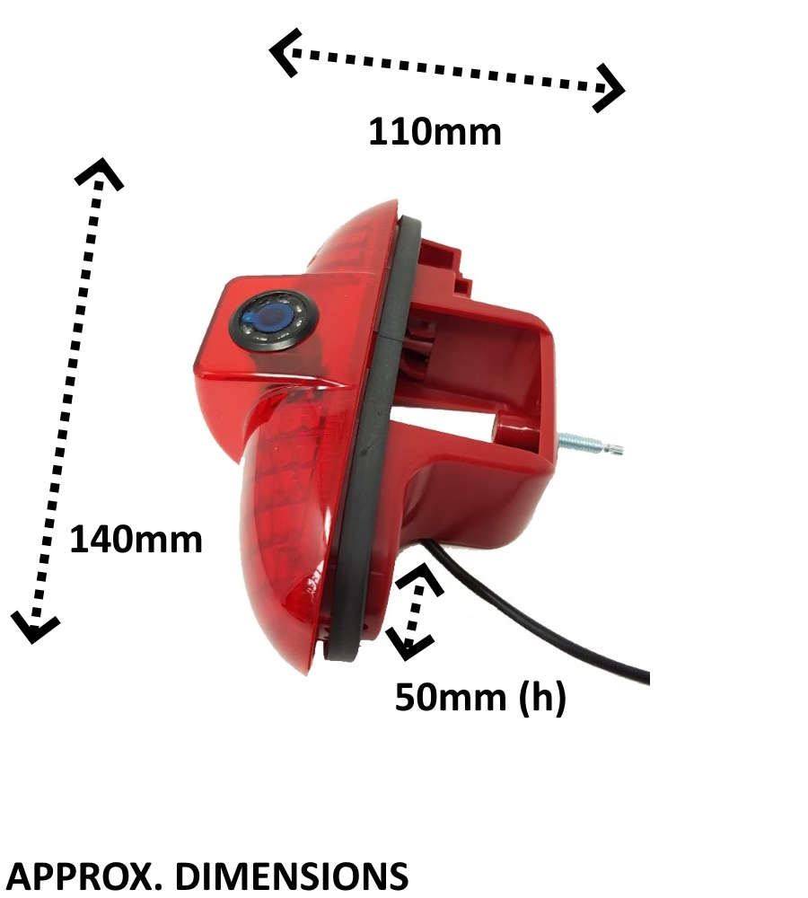 Renault Trafic and Vauxhall Vivaro Brake Light Reverse Camera System ...