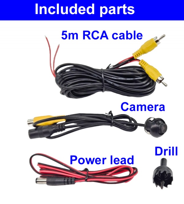 CMOS adjustable bullet reversing camera - Reversing Cameras UK