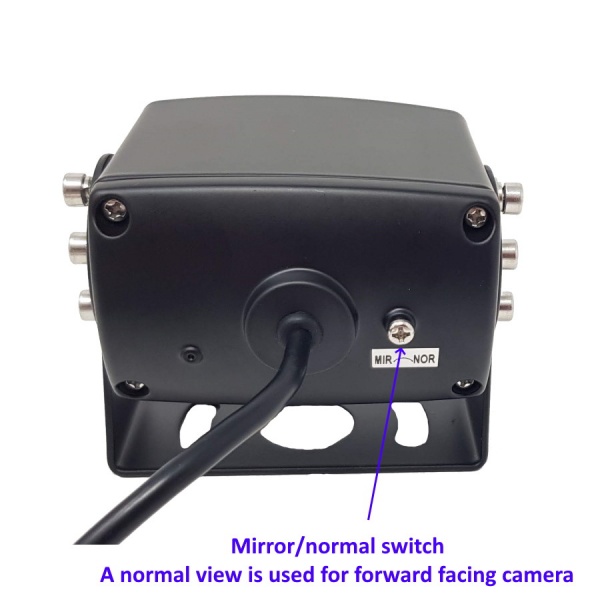 CCD reversing camera with mirror normal switch - Reversing Cameras UK