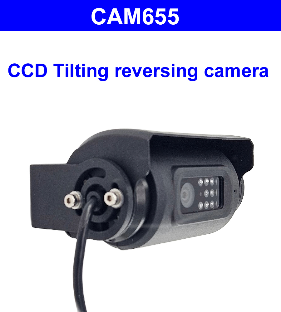 Motorised CCD reversing camera giving rear view and reversing guidance ...