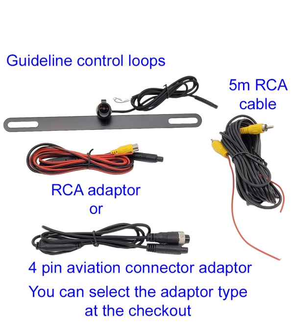 Behind number plate bracket reversing camera 700TVL | CAM801 ...
