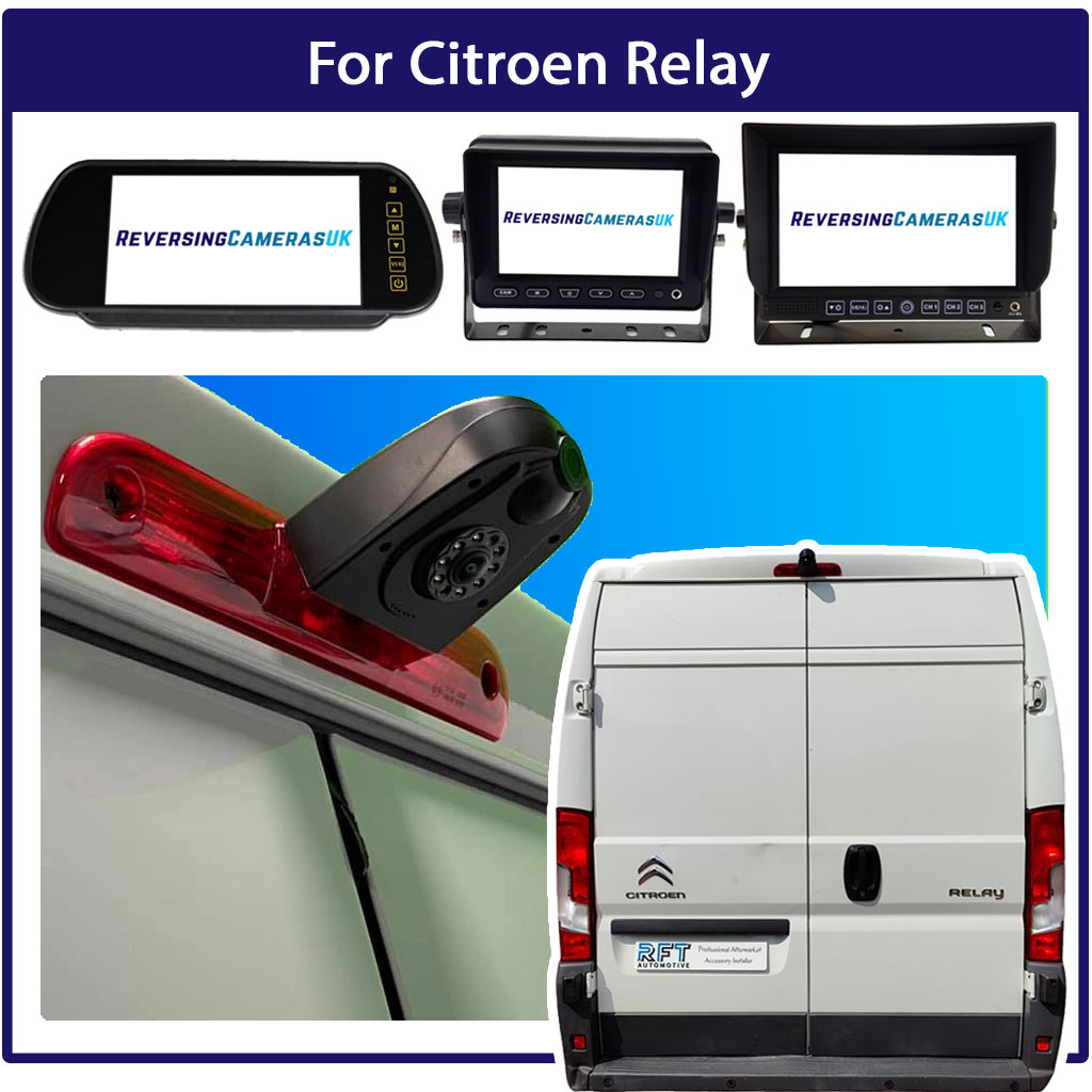 Citroën Relay Brake Light Reversing Camera Solutions - Reversing Cameras UK