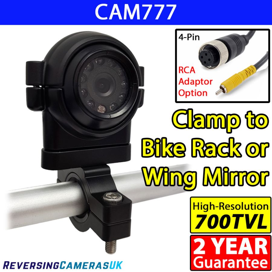 CCD wing mirror camera for HGV - Reversing Cameras UK