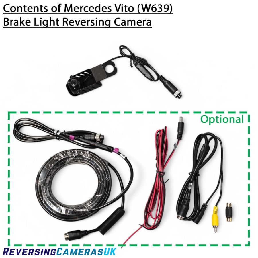 Mercedes Vito W639 Brake Light Reversing Camera (2003-2014) – Clear ...