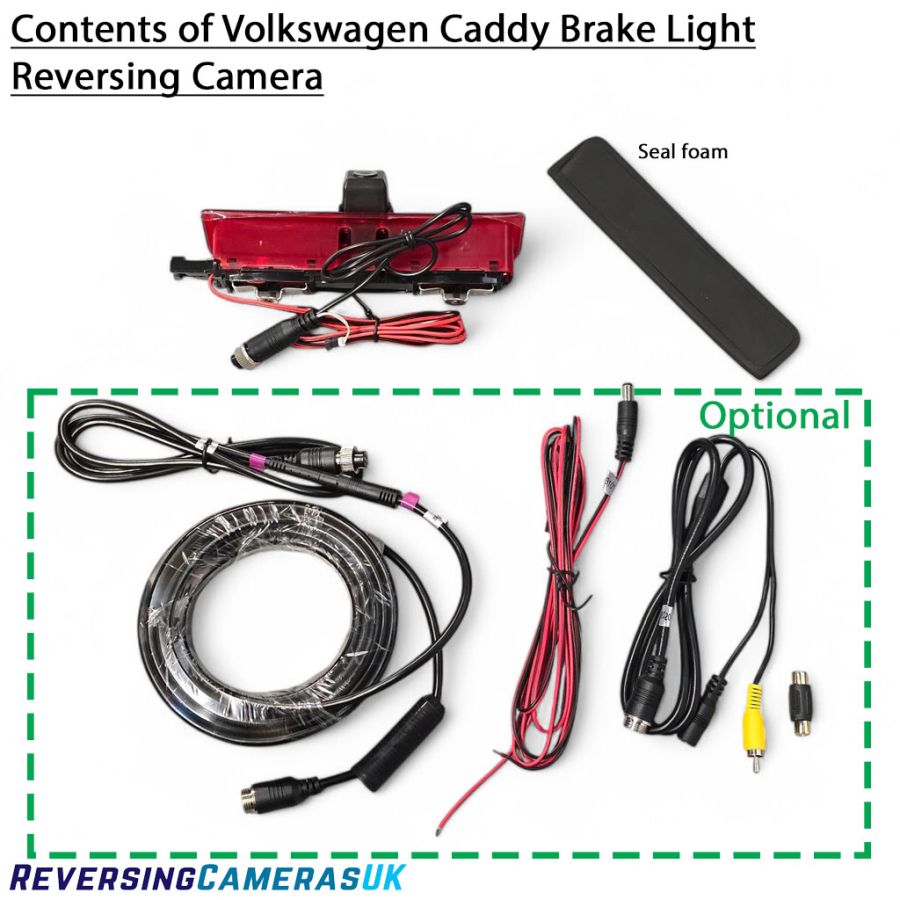 Volkswagen Caddy Brake Light Reversing Camera – Clear & Safe Reversing - Reversing Cameras UK