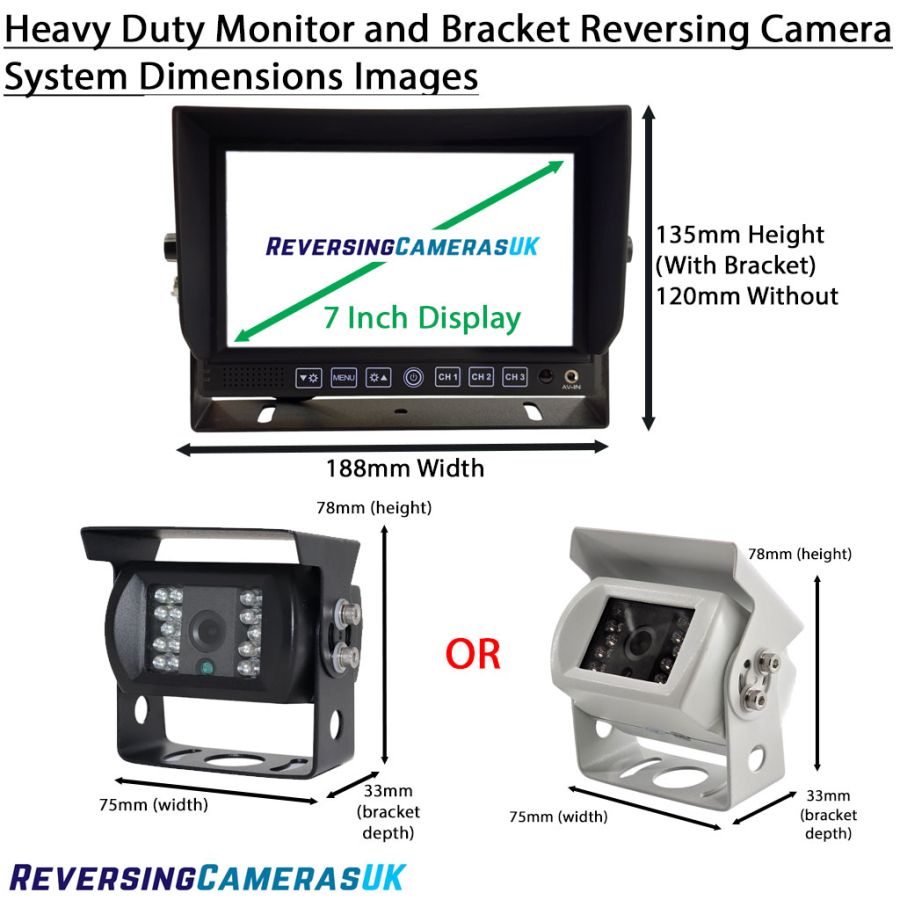 Heavy Duty CCD Reversing Camera System with 2 Cameras | Reversing ...