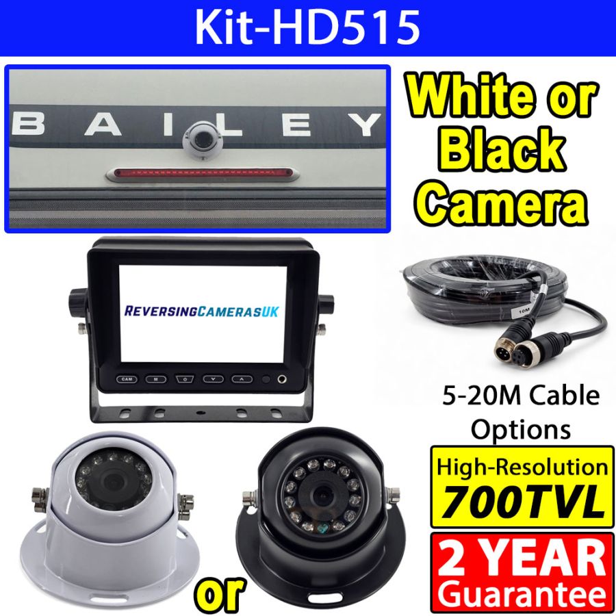 Sony CCD Dome Reverse Camera System with 5 inch Heavy Duty Monitor ...