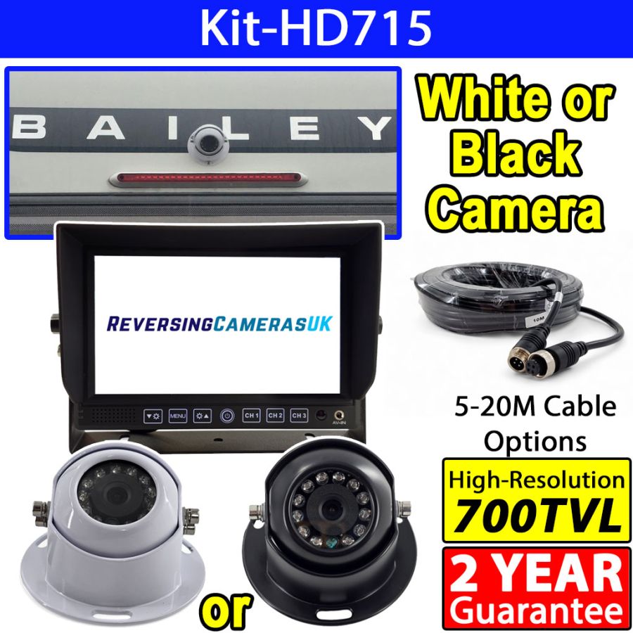 Sony CCD Dome Reversing Camera Kit with 7" Heavy Duty Monitor ...