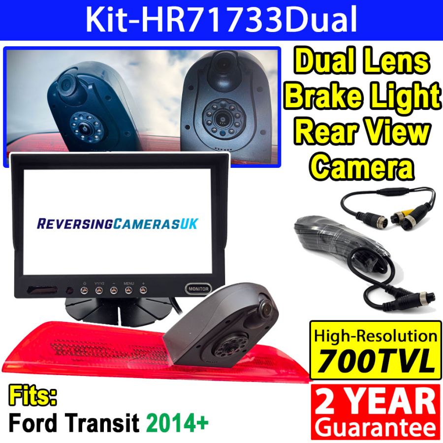 Ford Transit Dual Lens Brake Light Reversing and Rear View Camera ...