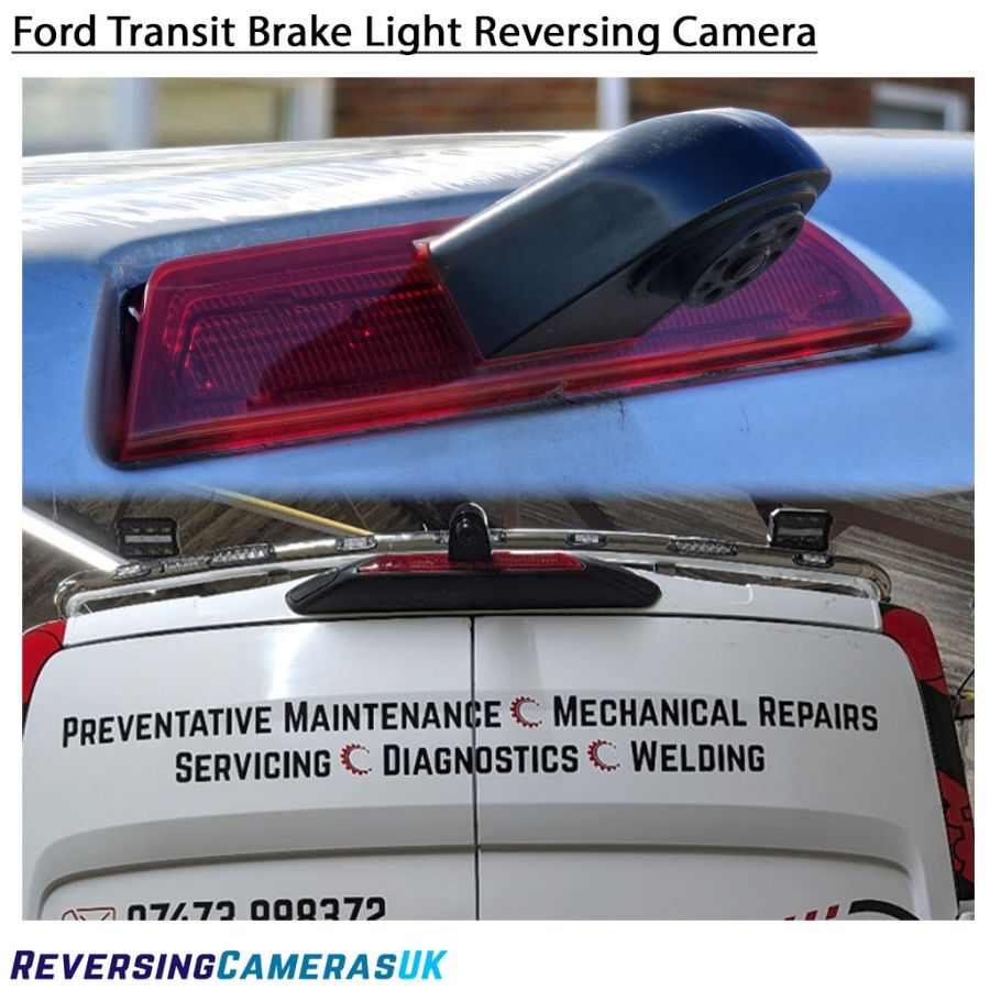 Ford Transit Brake Light Reversing Camera Kit with 7" Heavy Duty ...