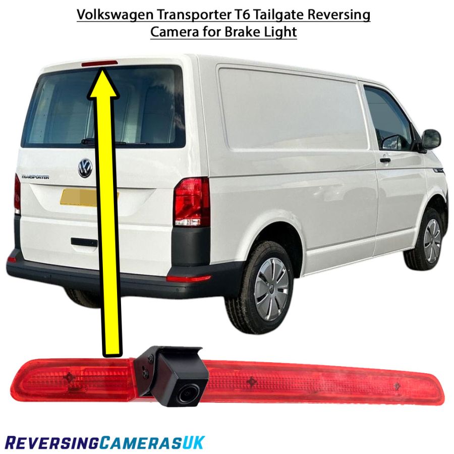 Vw Transporter T6 Tailgate Brake Light Reversing Camera With 7 Mirror