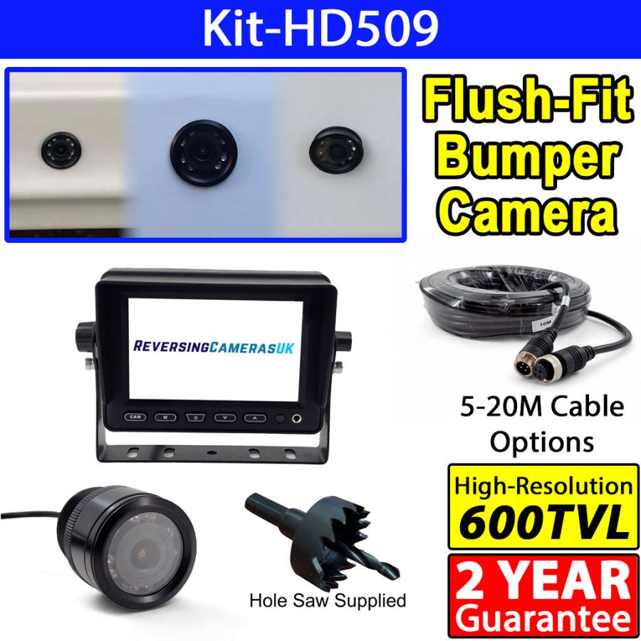 Sony CCD Bumper/Bullet Reverse Camera System with 5 inch Heavy Duty ...