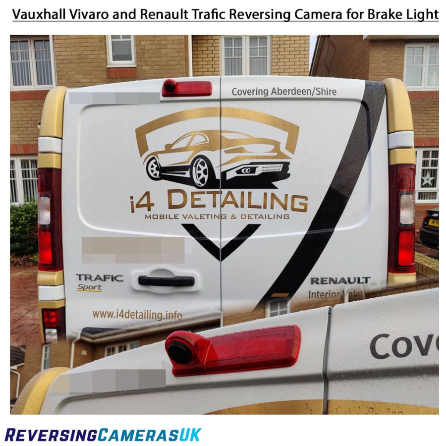 5" Dash Monitor & Brake Light Reversing Camera Kit for Vauxhall Vivaro ...