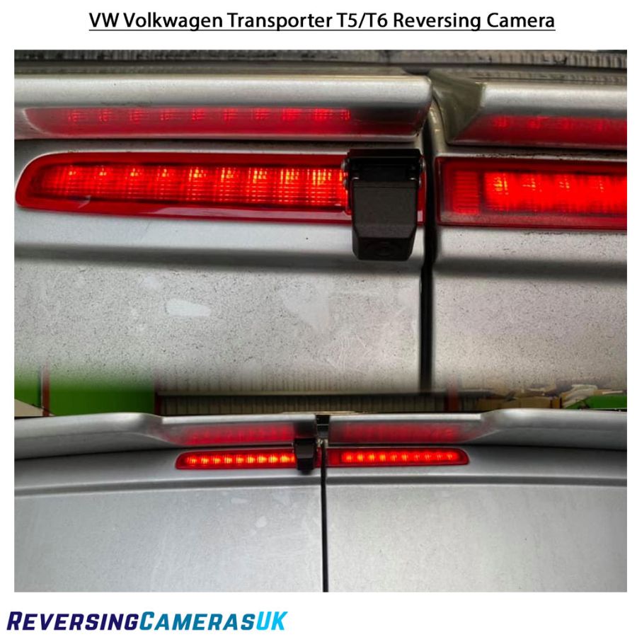 5" Dash Monitor & Brake Light Reversing Camera Kit for VW Transporter ...