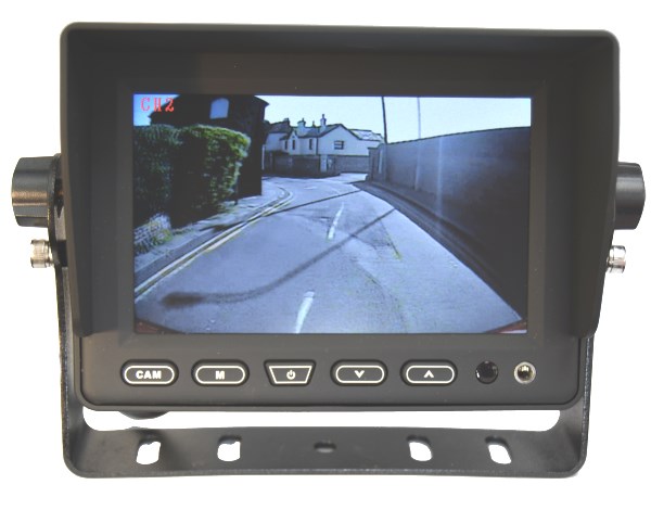 Heavy Duty 5" High-Resolution LCD Monitor Display for Reverse Cameras ...
