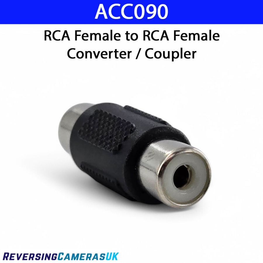 RCA Female to RCA Female Coupler – Reversing Camera & Vehicle CCTV ...
