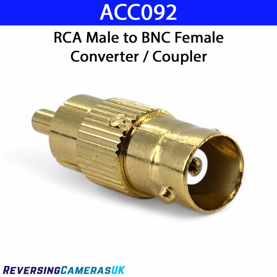 BNC Female to RCA Male Adaptor – Reversing Camera & Vehicle CCTV ...