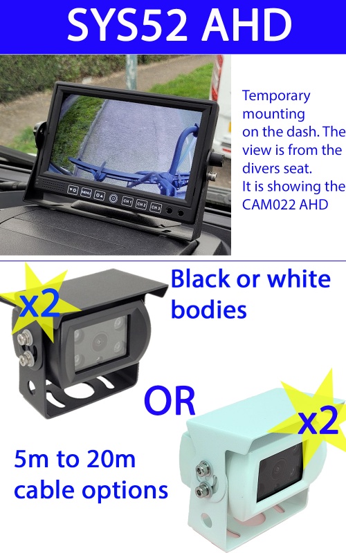 AHD Camera systems - Reversing Cameras UK